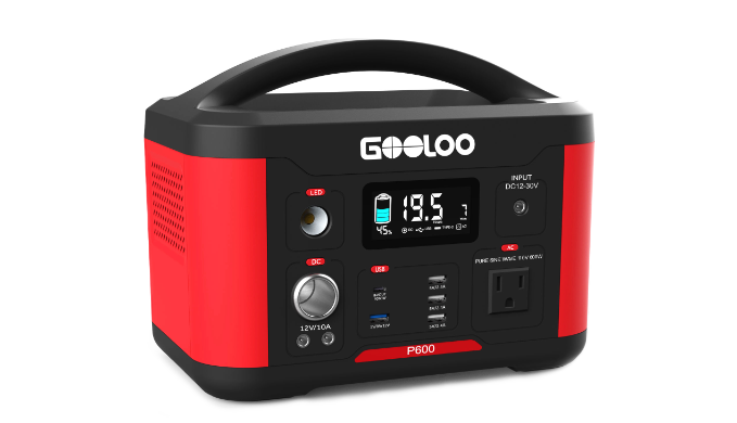 GOOLOO P600 Power Station Portable Generators 600W / 626Wh Mobile ...