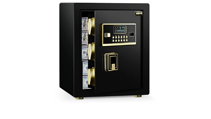 ADIMO Safe, 1.4 Cubic Feet Cabinet Safe Box with Digital Keypad and Key ...