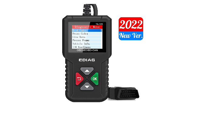 EDIAG Car OBD2 Scanner YA-101 Car Code Reader for Check Engine Light,O2 ...