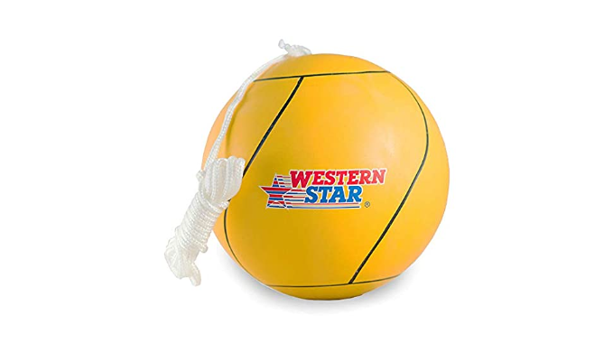 Tetherball Premium Grade w/ Rope Full Size Playground for Kids (Yellow ...