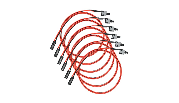 6pcs 55CM 2 Pin SW PC Power Cable on/Off Push Button ATX Computer ...