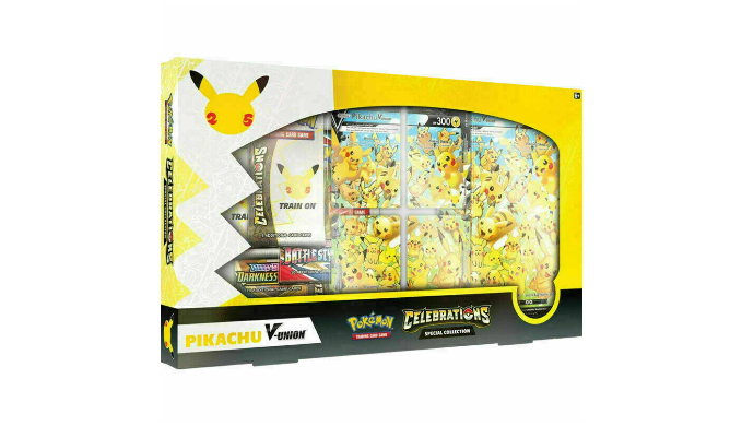 Pokemon TCG Celebrations Special Collection Pikachu V Union Box sealed ...