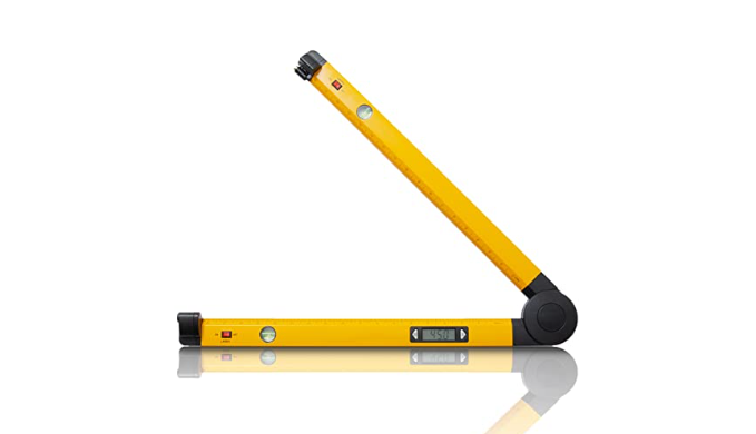 OLI Digital Angle Finder Protractor, 4-in-1 Aluminum 18 Inch Angle Finder Ruler with Horizontal ...