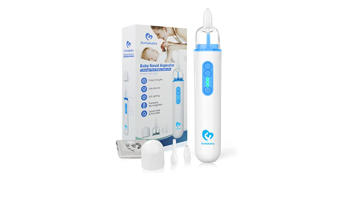 Baby Nasal Aspirator, Bellababy Baby Nose Sucker, Baby Booger/ Snot ...