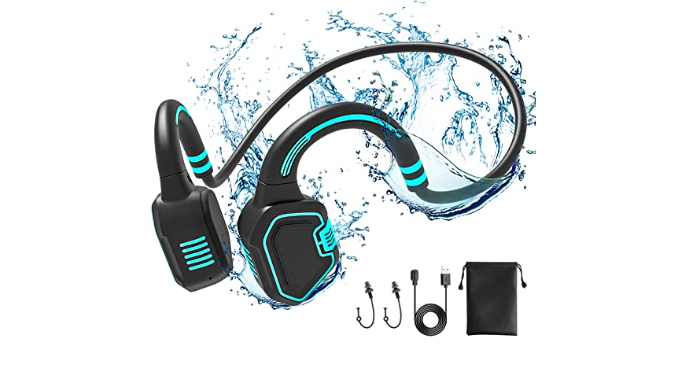 Bone Conduction Waterproof Bluetooth Headphones - Ultralight Swimming ...