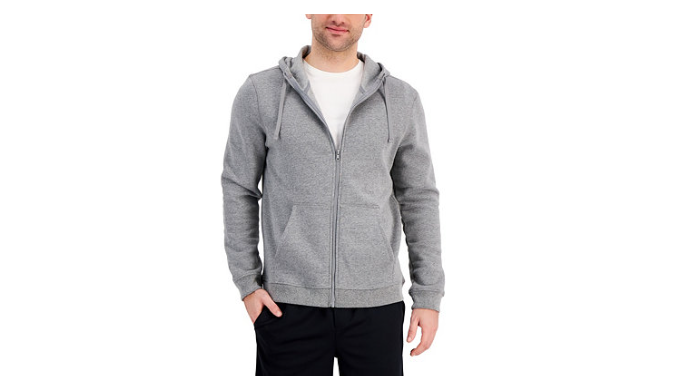 Men’s Regular-Fit Solid Full-Zip Hoodie - Coupon Codes, Promo Codes ...