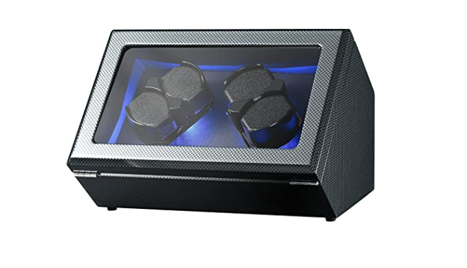 Watch Winder - Flint Watch Winders for 4 Automatic Watches, 8 Rotation ...