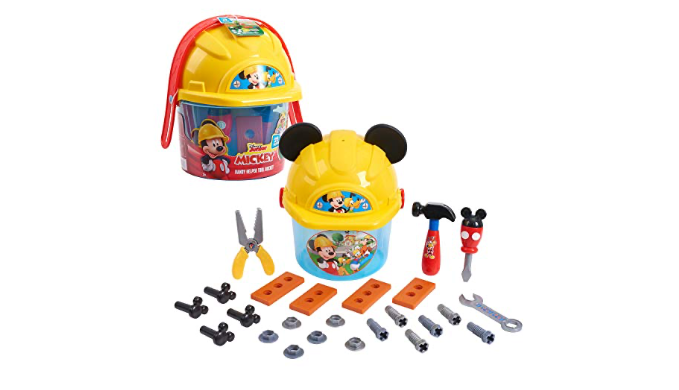 Disney Junior Mickey Mouse Handy Helper Tool Bucket Construction Role ...