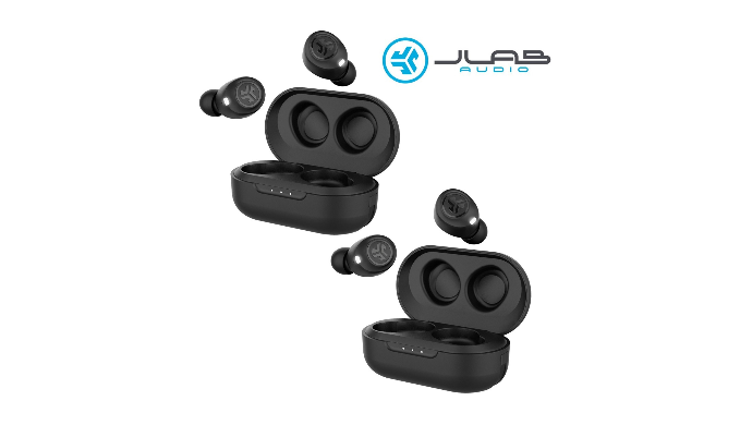 JLab® JBuds Air True Wireless Earbuds with Charging Case (2-Pairs ...