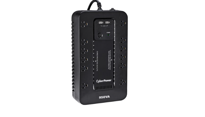 CyberPower SX950U Battery Back-up | 950 VA / 510 W | 12 Outlets | 2 USB ...