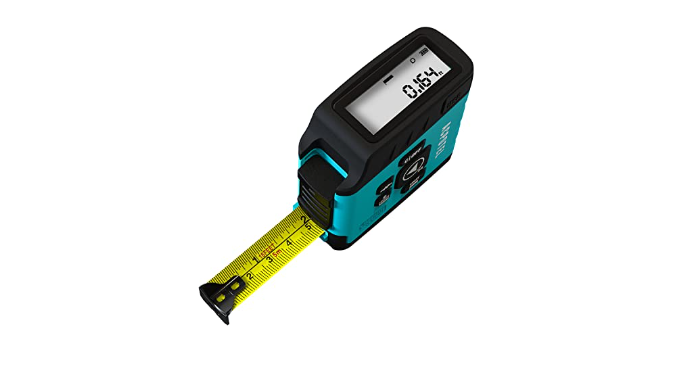 ACPOTEL 2-in-1 Digital Tape Measure - LCD Display 16Ft Tape Measure ...