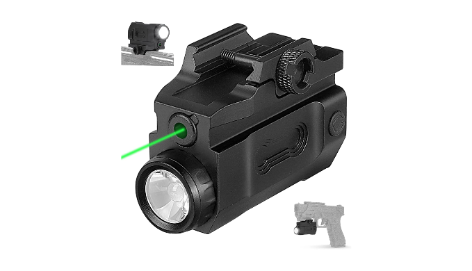 Pistol Light Oueand Laser Light 600 Lumens Tactical Flashlights with ...