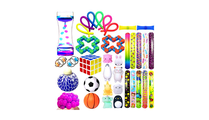 ROSYKIDZ Bundle Sensory Fidget Toys Set, [ 36 PCS ] Stress Relief and ...
