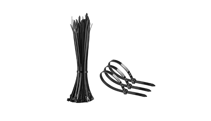 JHXTZ Zip Ties, 100pcs Black Zip Ties 8 Inch Heavy Duty, Plastic Ties ...