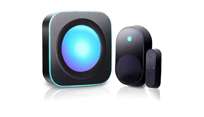 Door Alarm for Kids Safety 600FT Door Chime for Business When Entering ...