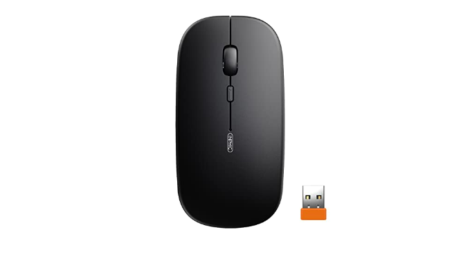 INPHIC Wireless Mouse for Laptop, 2.4G Slim Mouse 700mAh Rechargeable ...
