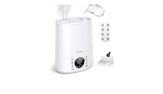 ENPULY 6L Top Fill Warm and Cool Mist Humidifiers for Bedroom/Large ...