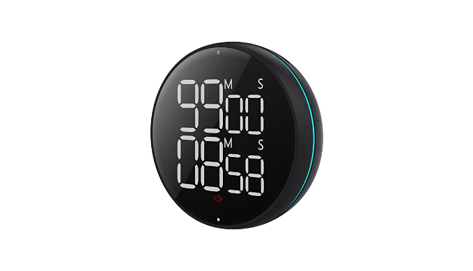 Dual Event Digital Kitchen Timer for Cooking - Magnetic Timer for ...