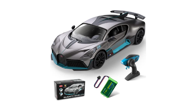 MIEBELY Remote Control Car, 1/16 Scale Bugatti Divo RC Car High Speed ...