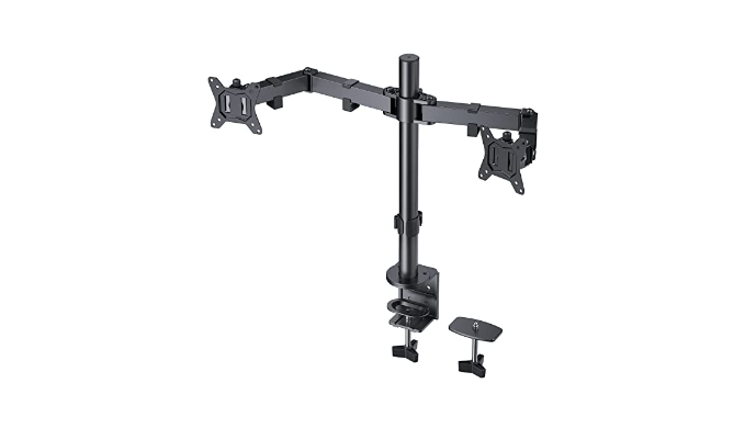 Irongear Dual Monitor Stand for 17-32 inch Screens,Heavy Duty Fully ...