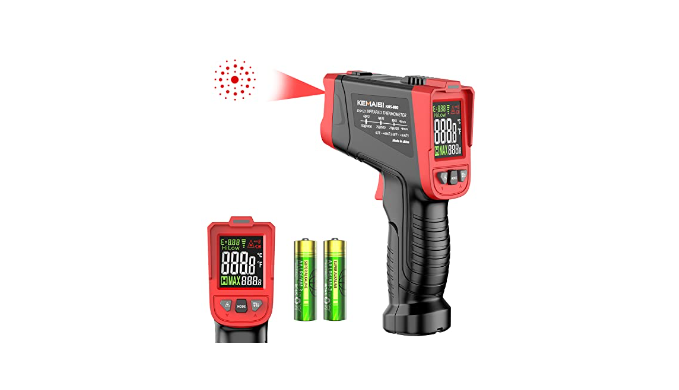 KEMAISI Infrared Thermometer Gun, Non-Contact Digital Laser Temperature ...
