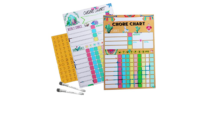 Kids Chore Chart Magnetic, Reward Chart for Kids, Good Behavior Chart ...