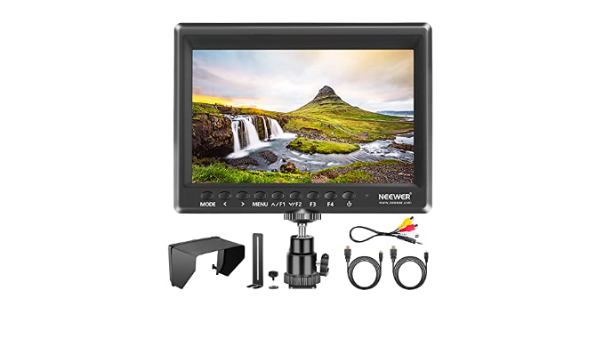 Neewer F100 7 Inch Camera Field Monitor Video Assist Slim IPS 1280×800 ...