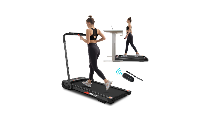 FYC Under Desk Treadmill - 2 in 1 Folding Treadmill for Home 2.5 HP ...