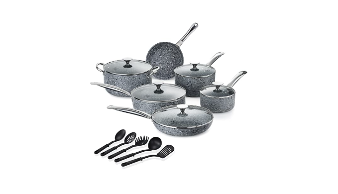 16 Pieces Nonstick Cookware Set - KOCH SYSTEME CS Nonstick frying pans ...
