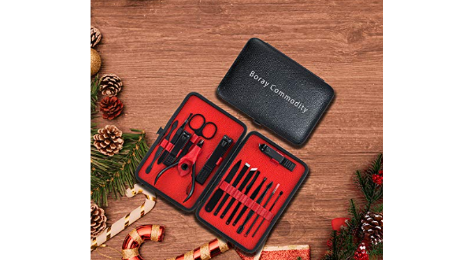 Nail Clipper Set Stainless Steel Pedicure Kit Multi-functional Manicure ...