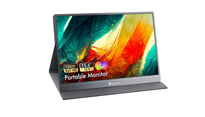 MAGICRAVEN Portable Monitor, 15.6 Inch FHD 1080P IPS Portable Monitor ...