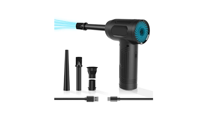 FFG Electric Air Duster, Handheld Cordless Compressed Air Duster with ...