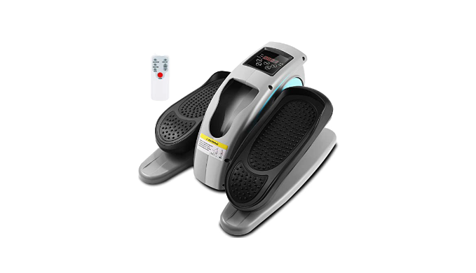 ANCHEER Under Desk Electric Mini Elliptical Machine, Remote Control ...