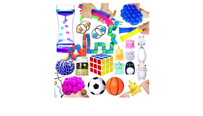 ROSYKIDZ Bundle Sensory Fidget Toys Set, [ 36 PCS ] Stress Relief and ...