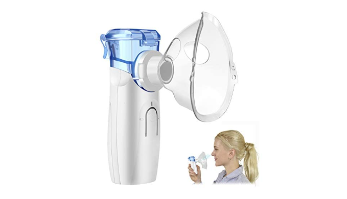 Portable Nebulizers for Cough, Handheld Mini Mesh Nebulizer for Babies ...