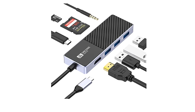 Upgraded USB C Hub Adapter, USB C Docking Station for Mac[Ultra Clear ...