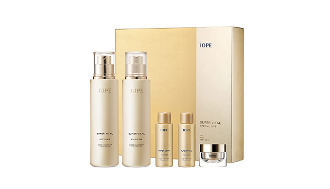 IOPE Super Vital Skincare 2pcs Set- Facial Toner & Emulsion with Mini ...