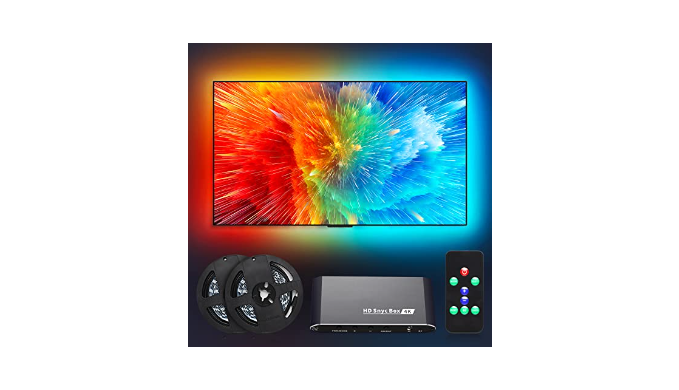 ehaho TV LED Backlights with HDMI 2.0 Sync Box, Immersion Ambient ...