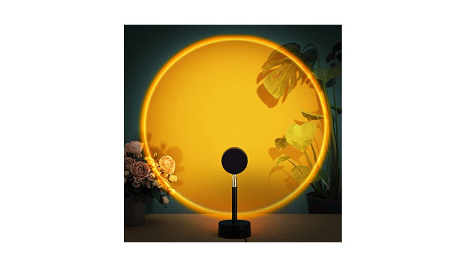 Sunset Lamp Projection, 180 Degree Rotation Projection Lamp led Light ...