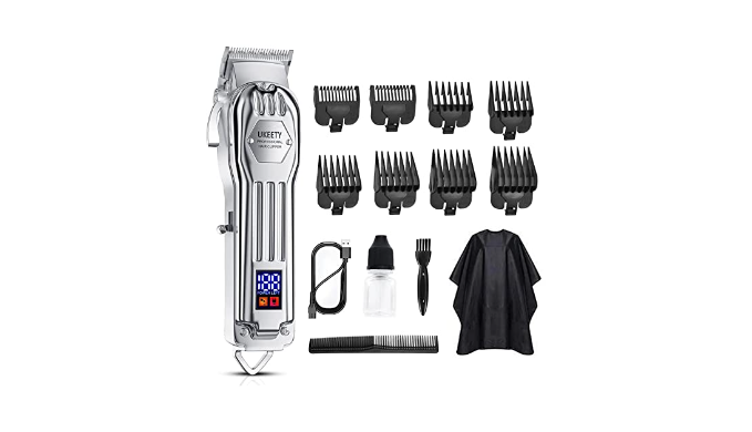 Ukeety Hair Clippers for Men,Professional Hair Cutting Kit Cordless ...