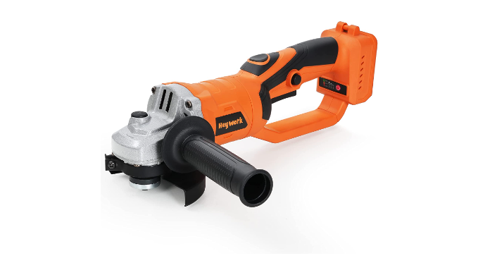 Heywork 21V Cordless Grinder Kit,4″ Blade,10000 RPM Brushless Motor ...