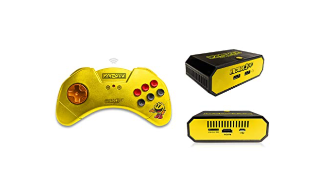Arcade1Up Pac-Man HDMI Game Console with Wireless Controller - Includes ...