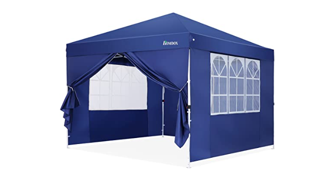 Homdox Pop up Canopy Tent 10×10 Patio Tent Commercial Instant Gazebo ...