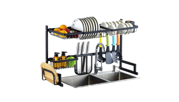 2-Tier Over the Sink Dish Drying Rack - Coupon Codes, Promo Codes ...