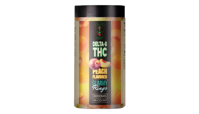 Alien Hemp 3000mg Delta-8 THC Peach Gummy Rings (90-Count) - Coupon ...