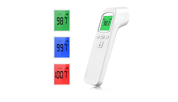 Touchless Forehead Thermometer, Digital Infrared Thermometer for Adults ...