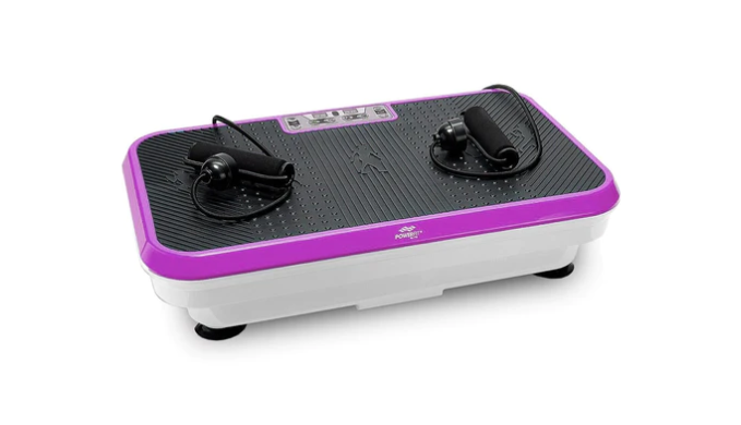 PowerFit Elite Vibration Platform with Exercise Bands & Mat ...