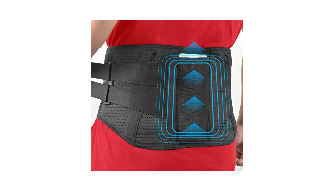 HICHOR Back Brace Lumbar Support Belt - Upgrade Lower Back Herniated ...