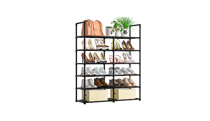 OYREL Shoe Rack Large Shoe Organizer 24-30 Pairs Shoe Storage Shoe ...