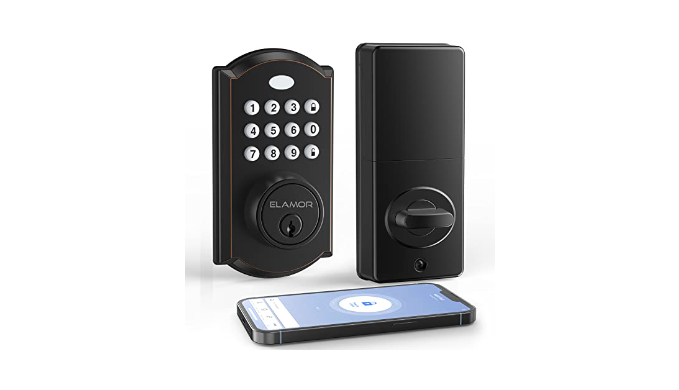 Smart Lock, Keyless Entry Door Lock with Bluetooth, Electronic Deadbolt ...